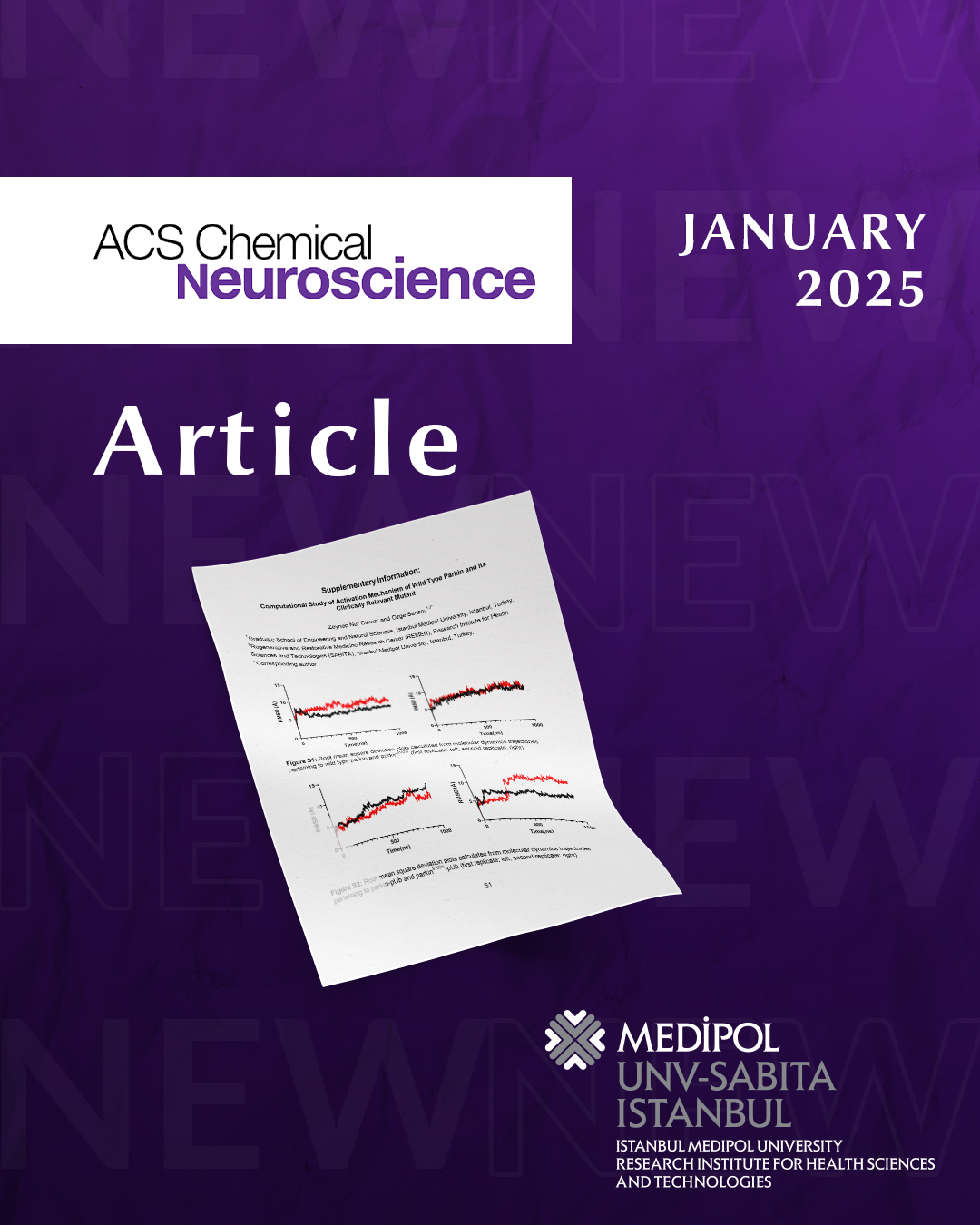 Article / ACS Chemical Neuroscience - Medipol Sabita
