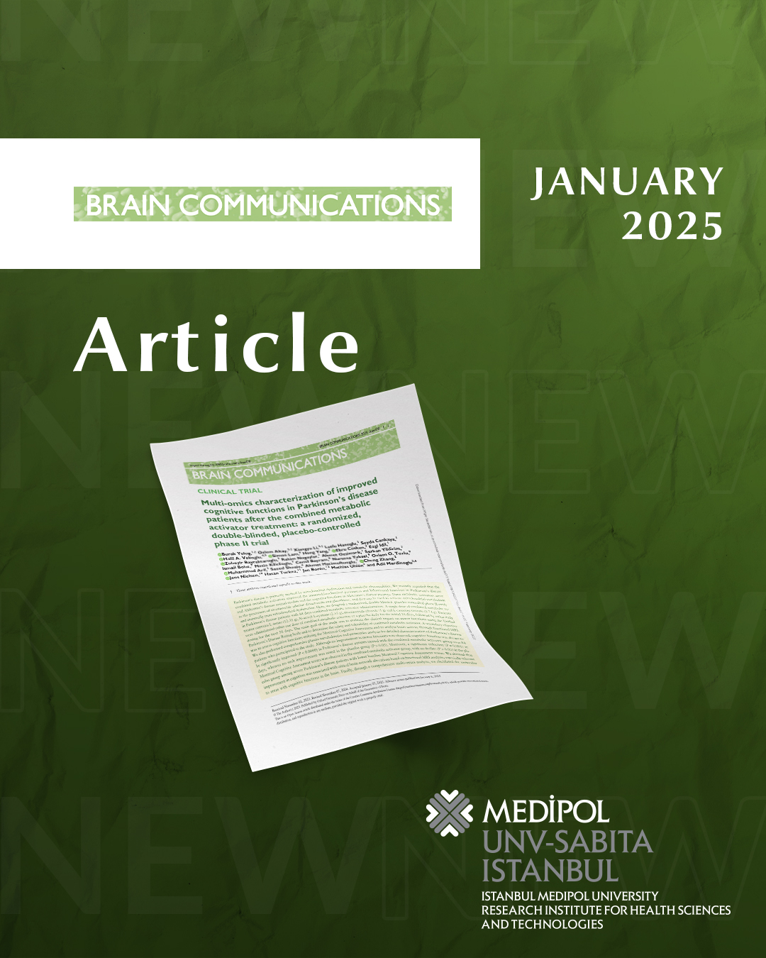 Article / Brain Communications - Medipol Sabita